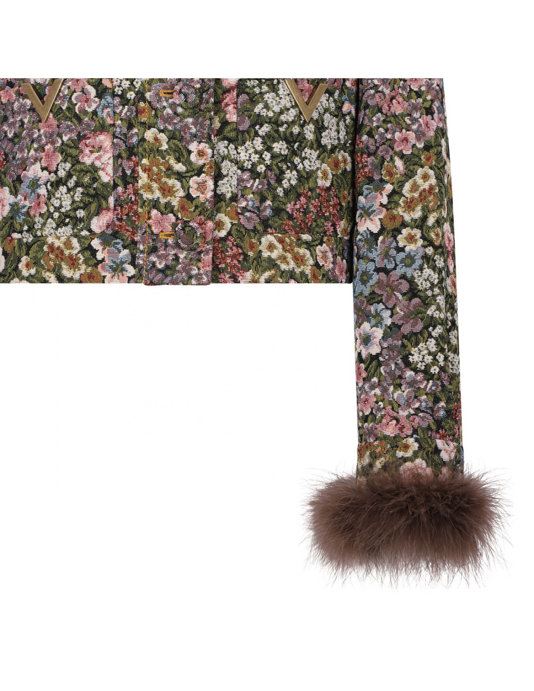 Apres L'Hiver Fiorellini print caban | Le Noir - Unconventional Luxury